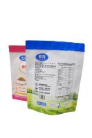 China Zipper Pet Food Packaging Bag Resealable Pet Food Bag With Side Corner Buckle for sale