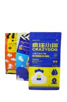 China Disposable Resealable Zipper Heat Sealing Top Rack Up Packaging Food Rated Laminated Plastic Bag for sale