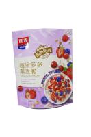 China Safety Rack Up Pouch Packaging Oats With Dried Fruit / Vegetable Packaging Bag for sale