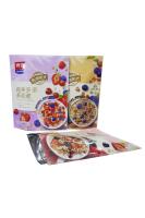China Safety Rack Up Pouch Packaging Oats With Dried Fruit / Vegetable Packaging Bag for sale
