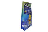China Moisture Proof Service Flat Bottom Stand Up Pouches With Resealable Zipper Top for sale