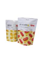 China 3 Sides Security Sealed Mylar Plastic Bag With Hang Hole Lamination Pouch for sale