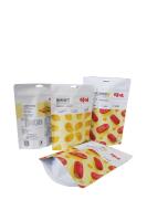 China 3 Sides Security Sealed Mylar Plastic Bag With Hang Hole Lamination Pouch for sale