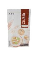 China Moisture Proof Bag Flat Bottom With Side Transparent Food Rated Packaging for sale