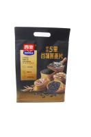 China Safety Food Packaging Laminated Pouches For Oats Aluminum Foil Bag With Punch Handle for sale