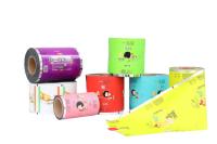 China Moisture Proof Lamination Automatic Plastic Roll Film For Chips Snacks Packaging for sale