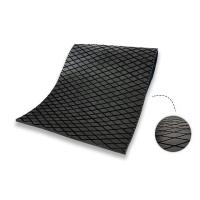 China Diamond Grooved Conveyor Pulley Lagging Rubber Sheet - 10mm to 20mm Thickness, 2000mm Width, 10m Roll Length for sale