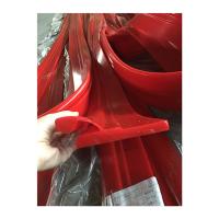China PU Rubber Conveyor Skirt Board Y Type Dual Seal Polyurethane Skirting 16mm Thickness 30m Length for sale