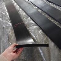China Duro 40-60 Shore A Black Rubber Conveyor Skirt Board - 8-20mm Thickness, 10-30m Length for Dust Sealing for sale