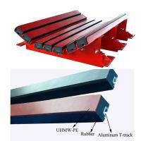 China Low Friction UHMWPE Conveyor Slide Impact Bar 100×55mm with M12/M16 Bolts for Belt Protection for sale