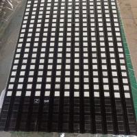China Semi Ceramic Pulley Lagging with Bonding Layer Backed Alumina Ceramic Tiles - 12mm to 25mm Thickness, 500mm Width for sale