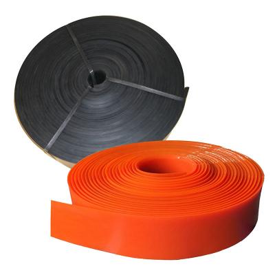 China Wear Resistance Polyurethane Skirting 6-40mm Thickness 100-1400mm Width for Conveyor Belt Sealing for sale