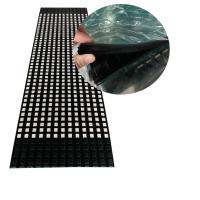 China Rubber Plate Diamond Ceramic Pulley Lagging Lining With Contact Layer for sale