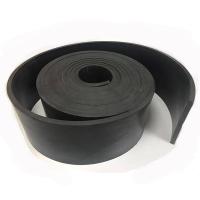 China Black Polyurethane Conveyor Skirting Rubber 2m x 10m with 20MPa Tensile Strength and 60 Shore A Hardness for sale