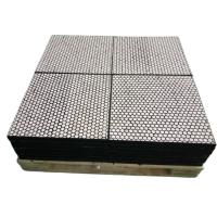 China Ceramic Abrasion Resistant Lining Plate 300x300x12mm with Rubber Backing for Mining Chute Protection for sale