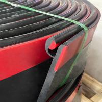 China Y-Type Abrasion Resistant Conveyor Belt Side Skirt Rubber Lining 15mm Thickness 24m Length Roll for Industrial Applications for sale