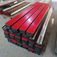 China UHMWPE Anti-Shock Conveyor Impact Bars 100×55mm to 280×100mm with Aluminum T-Slot for sale