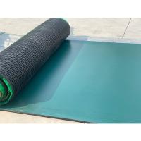 China Conveyor Drum Herringbone Grooved Pulley Lagging Sheet 8-30mm Thickness 2000mm Width With CN Bonding Layer for sale