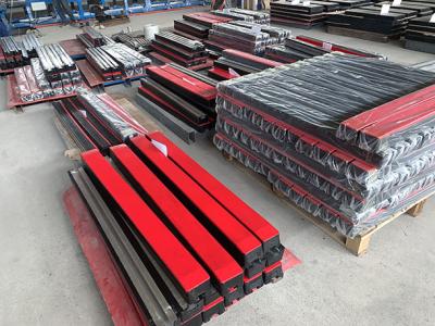 China UHMW PE Capped Conveyor Impact Bars 100×55mm 100×75mm with Aluminum/Steel T-Slot for Belt Protection for sale