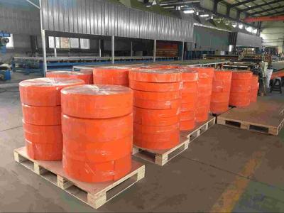 China Polyurethane Conveyor Skirt Board Duro 70A 63A Wear Resistant 30m Roll for sale