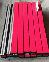 China 4-Foot Rubber Conveyor Impact Bars with UHMWPE Plate - 100x55mm to 280x100mm Sizes for Heavy-Duty Material Handling for sale