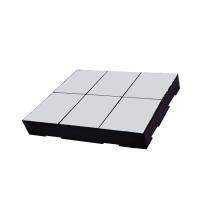 China Custom 20% Zirconia Ceramic Tile Liner 300x300x12mm Anti-Impact Steel Backed Rubber Wear Protection for sale