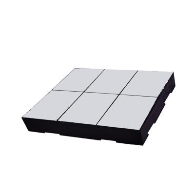 China Custom 20% Zirconia Ceramic Tile Liner 300x300x12mm Anti-Impact Steel Backed Rubber Wear Protection for sale