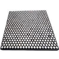China Wear Resistant Rubber Ceramic Lining 95% Alumina Ceramic Wear Plate with 3.64 g/cm³ Density for sale