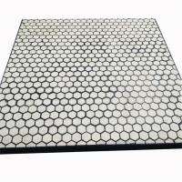 China CN Bonding Rubber Ceramic Wear Liners for Gold Slurry - 92-95% Alumina, 3.64 g/cm³ Density, 9 Mohs Hardness for sale
