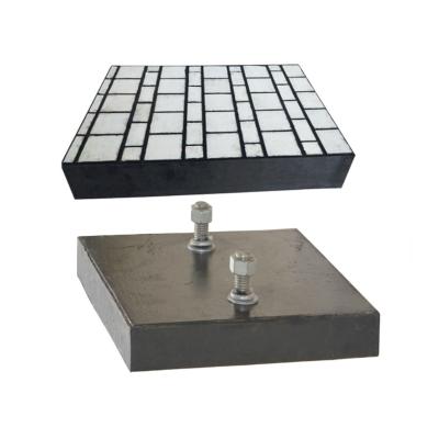 China 95% Alumina Ceramic Lining Tiles 3-75mm Thickness Wear Resistant ZTA Ceramic for Industrial Equipment for sale