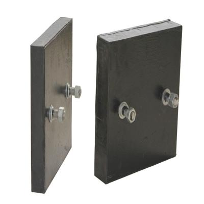 China Anti Aggression Bolt On Rubber Ceramic Liner with 92-95% Alumina Content and 3.64 g/cm³ Density for Industrial Chute Protection for sale
