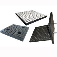 China Abrasion Resistant Ceramic Rubber Wear Liner 300x300x12mm for Conveyor Systems for sale