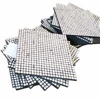 China 92% 95% Alumina Ceramic Wear Tiles 300x300x50mm with Rubber Backing for Industrial Equipment Protection for sale