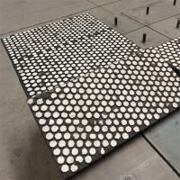 China 95% High Alumina Ceramic Liner with Rubber Backing - 300x300x50mm Size, Mohs 9 Hardness for Industrial Wear Protection for sale