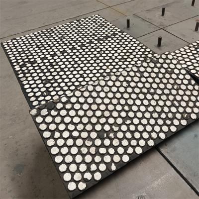 China 95% High Alumina Ceramic Liner with Rubber Backing - 300x300x50mm Size, Mohs 9 Hardness for Industrial Wear Protection for sale