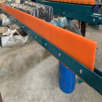 China DB-KQ I Type Diagonal Plow Polyurethane Conveyor Belt Cleaner for Return Belt - Reversible System Compatible for sale