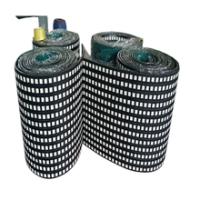 China Ceramic Conveyor Pulley Lagging 12mm 15mm Cold Bonding Wear Abrasion Resistant for sale
