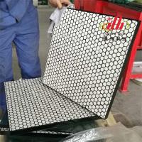 China Al2O3 ZTA Ceramic Wear Lining with Steel-Backed Rubber - 36mm to 50mm Thickness, Custom Shapes Available for sale