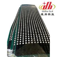 China Alumina Ceramic Conveyor Belt Pulley Lagging 20mm x 20mm Tiles 500mm Width with 3-5x Longer Service Life for sale