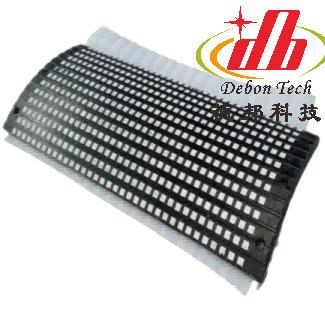 China Bolt On Diamond Conveyor Pulley Lagging 12mm 20mm for Drive Pulley for sale