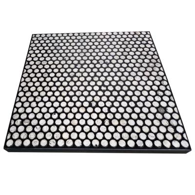 China Rectangle Ceramic Wear Liner Mohs 9 Hardness High Temperature Resistance Custom Sizes for sale