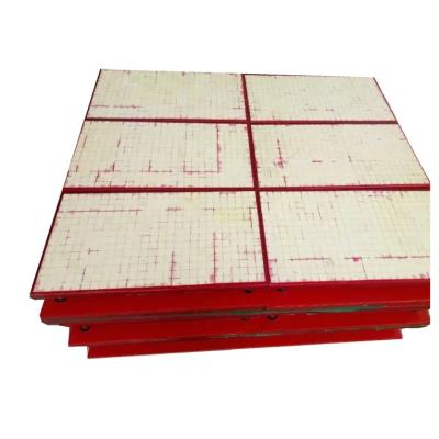 China Alumina Ceramic Wear Liner Mohs 9 Hardness Abrasion Resistant Plate for Mining for sale