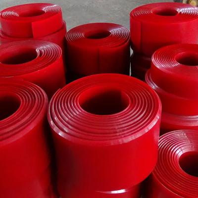 China PU Conveyor Skirt Board 10mm Thickness High Wear Resistant for Industrial Dust Control for sale