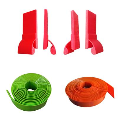 China 10mm Thick PU Conveyor Skirt Board for Mining Belt Sealing 15m Length for sale