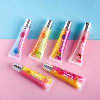 China Private Label Rainbow Fruity Glitter Essence Lip Gloss For Kids OEM ODM Available for sale