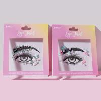 China Rhinestone Crystal Face Sticker Safe For Sensitive Skin Waterproofing for sale