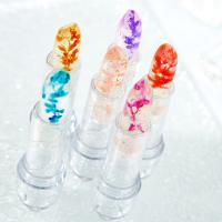 China Crystal Jelly Flower Moisturizer Lip Balm for sale
