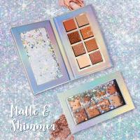 China 8 Colors Waterproof  Eyeshadow Palette Multichrome Eyeshadow ISO22716 for sale