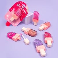 China OEM Irresistible Charm Ice Cream Shaped Lip Gloss Essence Cosmetics Lip Gloss 6ml for sale