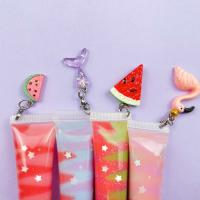 China Kids Lip Gloss With Cute Keychain for sale